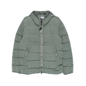C.P. Company Kapuzenjacke aus Daunenf&uuml;llung - - Jackets - Herren - Gr&uuml;n - L