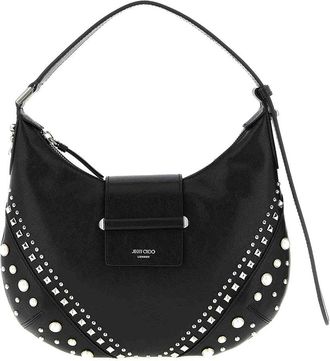 Jimmy Choo London Sac Port&eacute; &Eacute;paule - Blanc