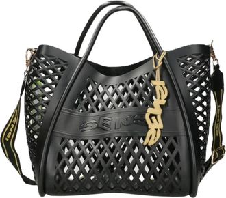 Sensi Femme, Sacs, Noir, Taille: ONE Size Sac Flamant Rose