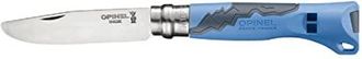 Opinel Opinel N° 07 Outdoor Junior Taschenmesser aus Glasfaserverstärkten Polyamiden und Edelstahl in der Farbe Blau mit einer Klingenlänge von 8cm, 2543689