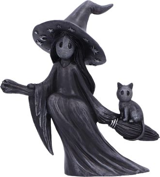 Nemesis Now Little Souls Collection Witchy Decor - Hexenfigur für mystische Wohnkultur - aus feinstem Harz gegossen, fachmännisch handbemalt - 12,7 cm Balken