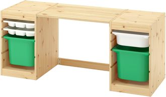 IKEA TROFAST Schreibtisch mit Boxen/Ablagen