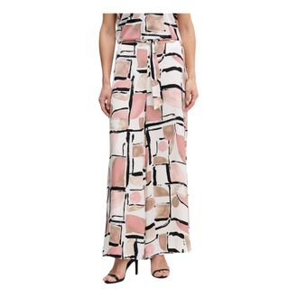 Joseph Ribkoff Pantalon large imprim&eacute; abstrait - Femme - Pantalons - Multicolore - Taille: 40 FR