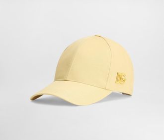 Dolce & Gabbana Cotton Gabardine Baseball Cap - Mann H&uuml;te Und Handschuhe Yellow 58