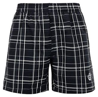 Bugatti Bugatti - Joli short de bain homme à carreaux noir ou bleu marine - Noir - XXXXX-Large