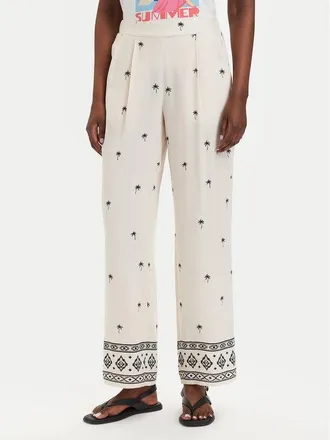 Vero Moda Stoffhose Kai 10345546 Creme Regular Fit