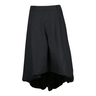 Moschino Asymmetrischer Faltenrock - - Skirts - Damen - Schwarzk - L