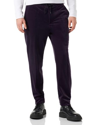 HUGO BOSS Mens Howard231J Trousers, Dark Purple509, 44