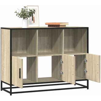 vidaXL Buffet ch&ecirc;ne sonoma 100x35x76 cm bois ding&eacute;nierie Vidaxl