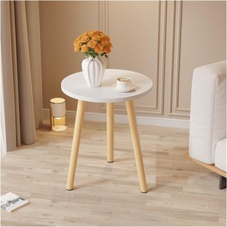 Generic Beistelltisch, runder Beistelltisch, Tischplattendurchmesser 50 cm, Höhe 30/40/50/60/72 cm, for Büro, Wohnzimmer, Schlafzimmer, kleines Sofa mit schma