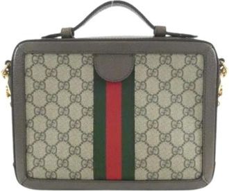 Gucci Sac &agrave; main vintage doccasion - Femme - Pre-owned - Beige - Taille: ONE Size