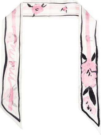 Marni Femme, Accessoires, Multicolore, Taille: ONE Size Foulard en soie