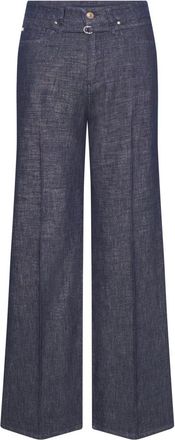 Raffaello Rossi High-Waist 5-Pocket Denim G&uuml;rtelhose - - Jeans - Damen - Blau - L