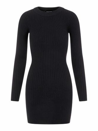 Pieces Pccrista Ls O-Neck Knit Dress Noos Bc