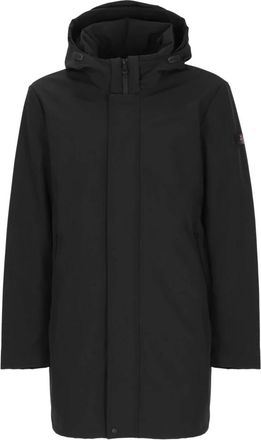 Peuterey Veste &agrave; capuche lisse - Homme - Manteaux - Noir - Taille: XL