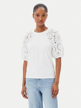 French Connection Bluse 76YAS 10 Weiß Regular Fit