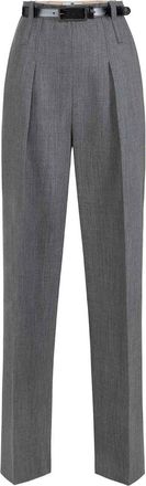 Elisabetta Franchi Pantalons D&eacute;contract&eacute;s - Gris
