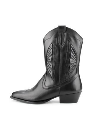 Poelman Cowboystiefel MOCO in Schwarz