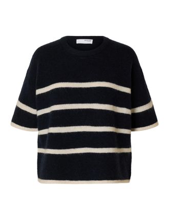 Selected Female Oberteil Kurzarm Wollgemisch