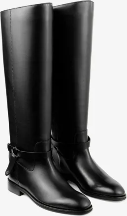 Jimmy Choo London Leather Knee-High Boot - Black