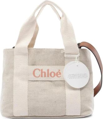 Chloé cabas en toile 2Way - Tons neutres