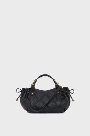 Gerard Darel Mini sac &agrave; main en cuir matelass&eacute; - 12H - Noir