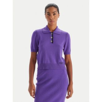 Pinko Poloshirt Gorgona 105450 A2Q9 Violett Regular Fit