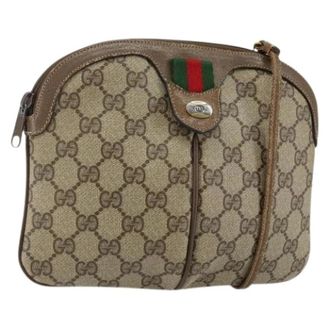 Gucci Sac bandouli&egrave;re en plastique Pre-owned - Femme - Pre-owned - Beige - Taille: ONE Size