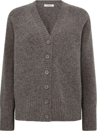 Co'Couture Femme, Pulls, Brun, Taille: 44 FR Gilet Tricot Noix