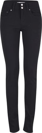 Fransa FRZalin Damen Hose Stoffhose Jeans Pant 5-Pocket mit Stretch Slim Fit, Größe:34, Farbe:(NOOS) Black (60096)