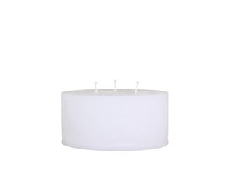 Chic Antique Macon rustikale Stumpenkerze versch.Farben und Größen Kerze Antik NEU Altarkerzen 100 % Paraffin lange Brenndauer (Weiß, 7x15 cm)