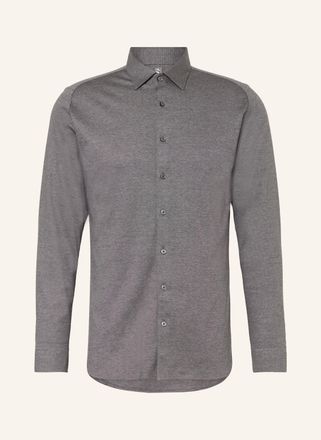 DeSoto Desoto Jerseyhemd Slim Fit grau