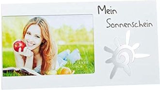 Brandsseller Bilderrahmen Fotorahmen - Mein Sonnenschein - mit Spiegelsonne 25x13x1,5 cm