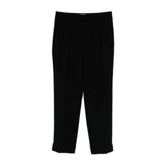 Alberto Biani Femme, Pantalons, Noir, Taille: 38 FR Cropped Pantalons