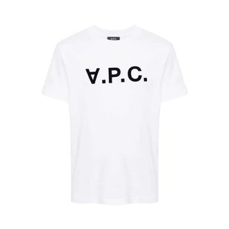 A.P.C. Standard Grand T-Shirt 100% Baumwolle - - Tops - Herren - Wei&szlig; - L