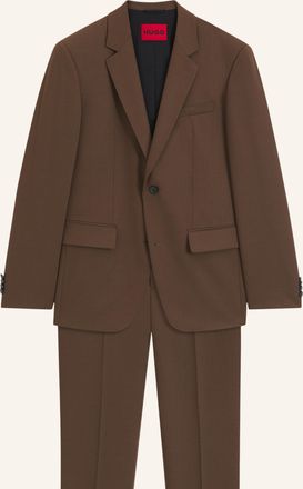 HUGO BOSS Hugo Anzug Henry-Getlin Extra Slim Fit braun