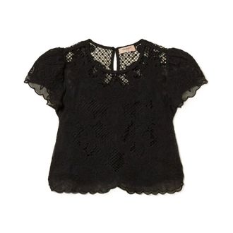 Twinset Femme, Blouses et Chemises, Noir, Taille: 40 FR Top Twin-set