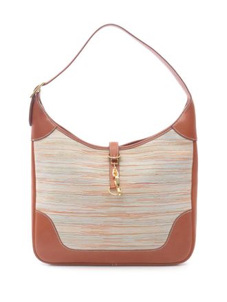 Herm&egrave;s 2001 Vibrato and Box Trim Schultertasche 35cm - Mehrfarbig