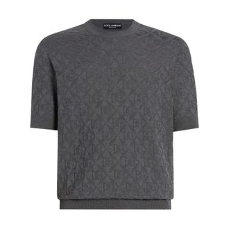 Dolce & Gabbana Stilvoller Strickpullover - - Knitwear - Herren - Grau - M