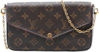 Louis Vuitton Hobo Bags - Monogram Pochette Felicie - Gr. unisize - in Braun - f&uuml;r Damen
