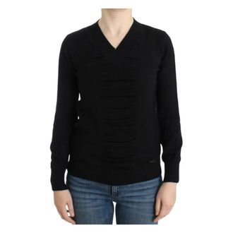Costume National V-neck Strickware - - Knitwear - Damen - Schwarzk - XS
