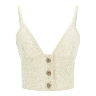 Alessandra Rich Damen, Oberteile, Wei&szlig;, 2XSGr&ouml;&szlig;e