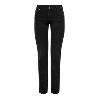 Only Alicia Regular Gerades Jeans - - Jeans - Damen - Schwarzk - W26