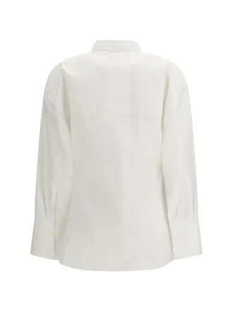 R&oacute;he Womens Shirt Shaped Cotton Poplin Optic White