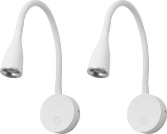 Forlight Crobat led (2 Stück) Leseleuchte für das Schlafzimmer. Nachttisch-Wandleuchte - Forlight