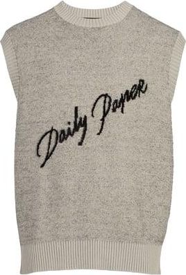 Daily Paper Clothing Pull oversize col rond en coton