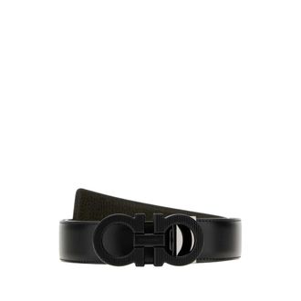 Ferragamo Reversible Gancini G&uuml;rtel - - Accessories - Herren - Schwarzk - 100 CM