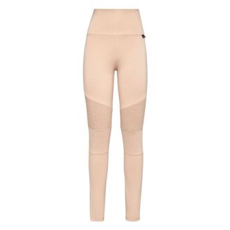 Philipp Plein Femme, Pantalons, Beige, Taille: 44 FR Iconic Biker Leggings