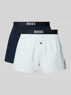 HUGO BOSS Pant & Trunk aus reiner Baumwolle im 2er-Pack