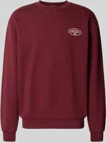 Les Deux Sweatshirt mit Logo-Print Modell Worldwide